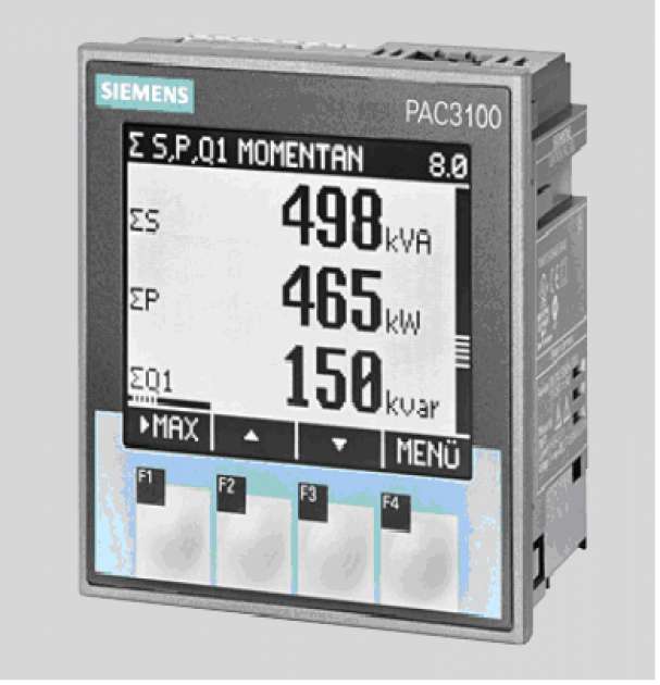 Siemens SENTRON 7KM PAC3100 5A CT Connected Meter (7KM3133-0BA00-3AA0 ...