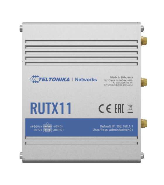 Teltonika RUTX11 Industrial Cellular Router - Meter Market