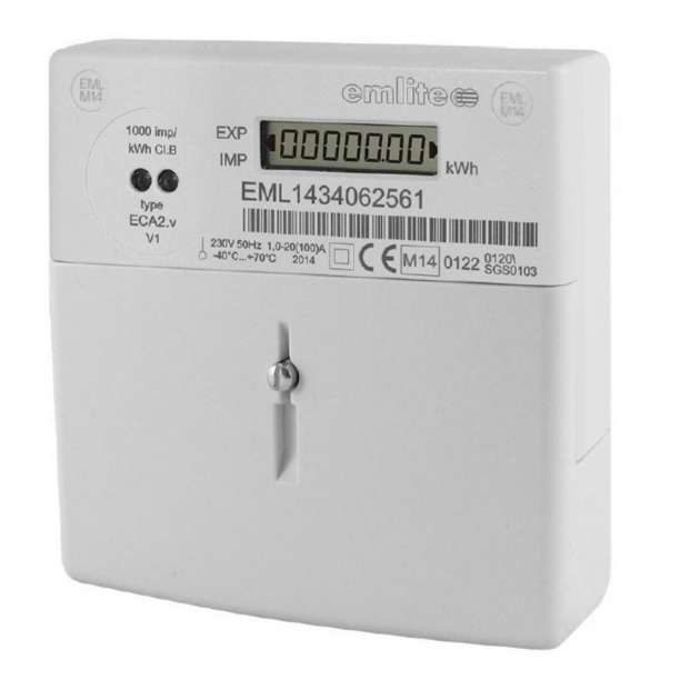Emlite ECA2 MID Single Phase 20-100A Direct Connected Meter with ...