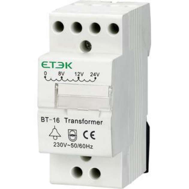 EKBT Bell Transformer 230V AC 50/60Hz 24VAC - Meter Market