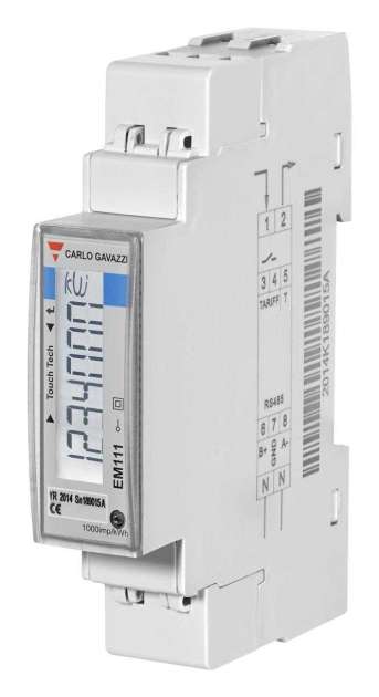 Carlo Gavazzi EM111 Single Phase MID Energy Analyzer with Modbus RS485 ...