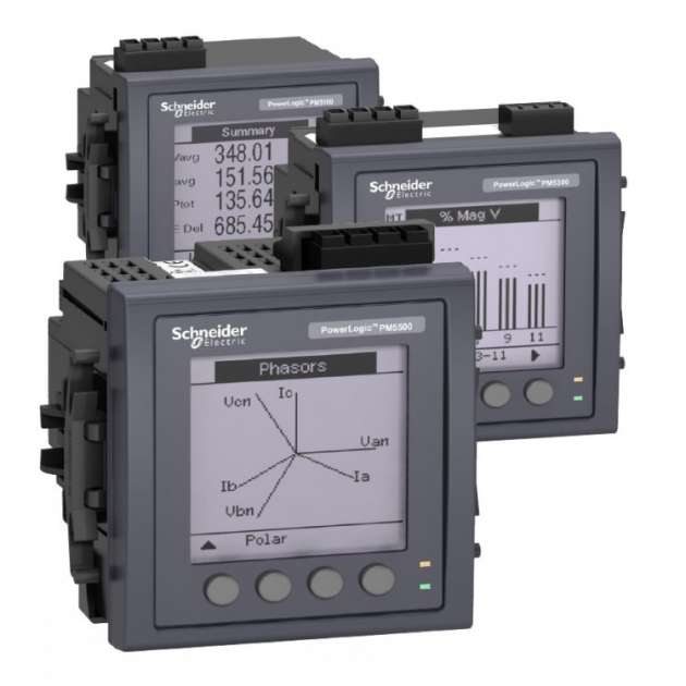 Schneider PowerLogic PM5330 3 Phase Power Meter 31st THD CL0.5 4 ...