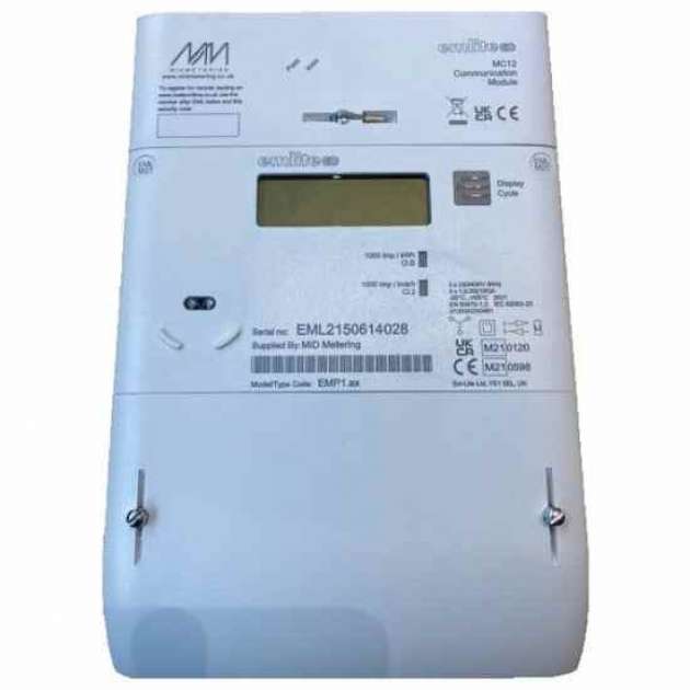 Emlite EMP1.AX Three Phase Smart 100A Meter c/w Modem - Meteronline ...