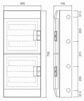 ABB Mistral 48 Module Din Rail Meter Enclosure - Meter Market